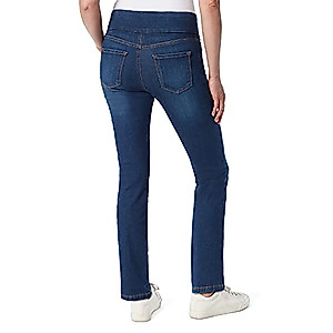 GLORIA VANDERBILT Women's Amanda Pull On High Rise Jean, Vermont, 14 Regular