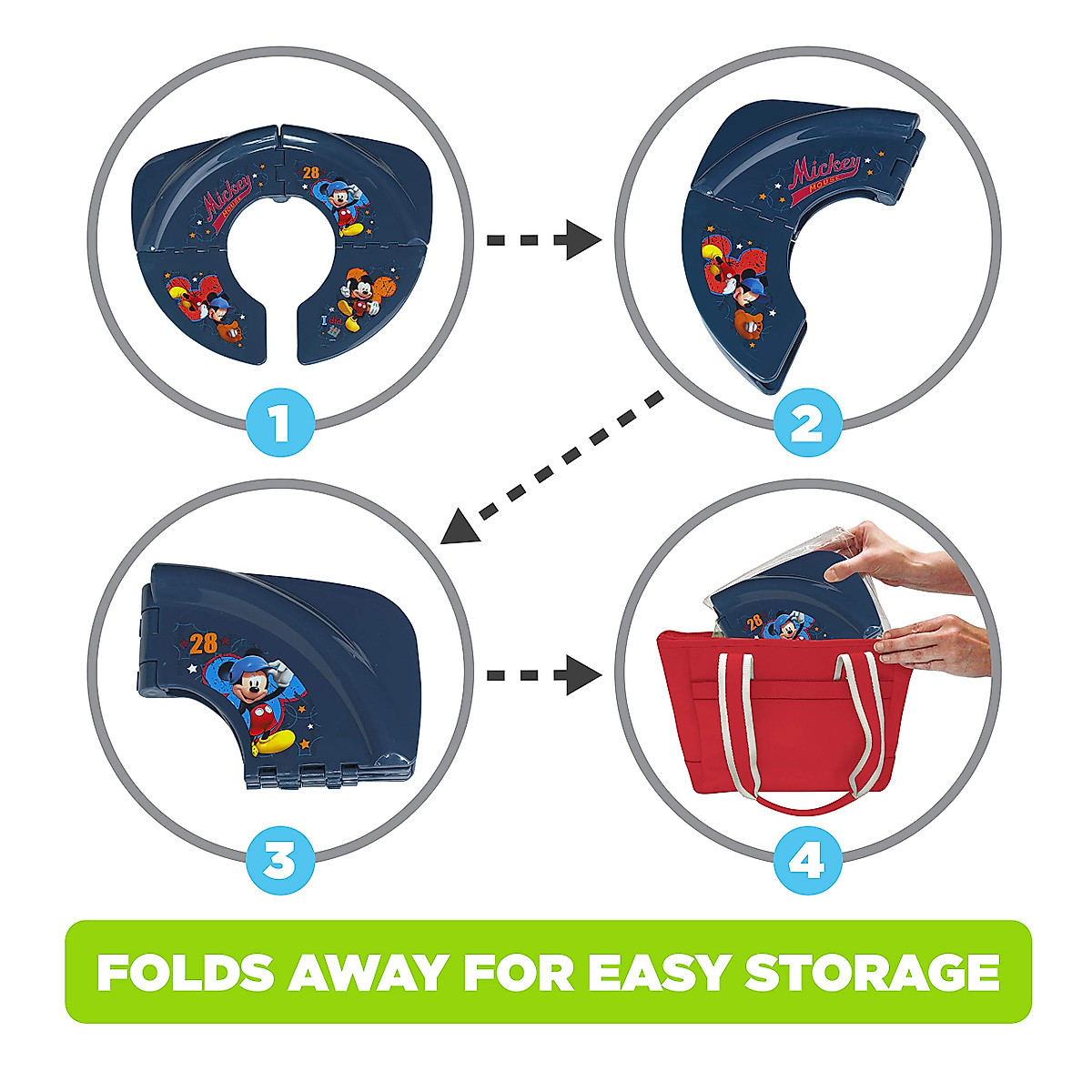 Disney Mickey Mouse "All Star" Travel/Folding Potty