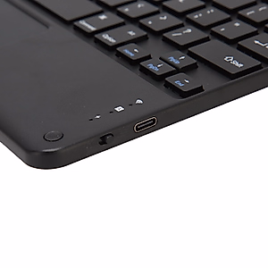 GLOGLOW FHD Tablet, 8GB 256GB 100-240V 10.1 Inch Tablet 8 Core CPU with Keyboard for Office (US Plug)