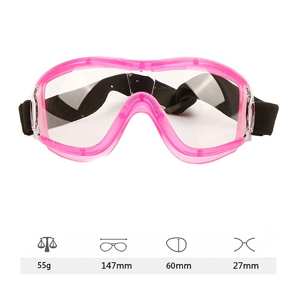 Fx-miRo Safety Glasses,Protective Goggles Anti fog and UV, Protection Work Goggles Seal Spectacles for DIY, Lab,Outdoor (pink)