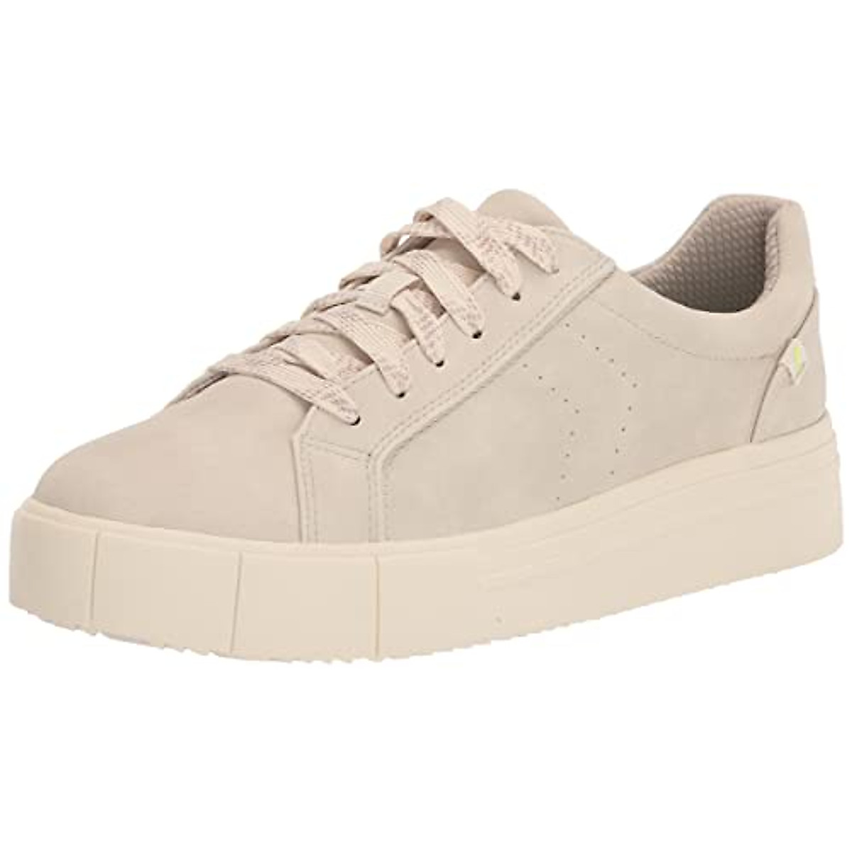 Dr. Scholl's Shoes Women's Happiness Sneaker, Tofu White Synthetic, 8.5