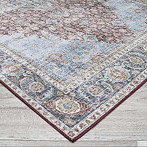 Couristan Pasha Nahavand Area Rug, 9' x 12', Cabernet