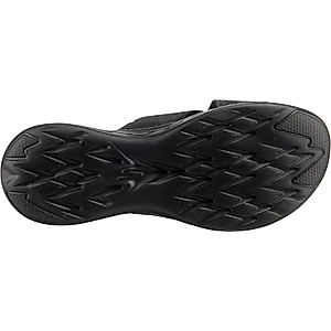 Skechers womens On-the-go 600 - 16259 Slide Sandal, Black, 7 US
