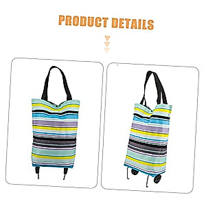 ULTECHNOVO Suitcase Oxford Cloth Shopping Telescopic