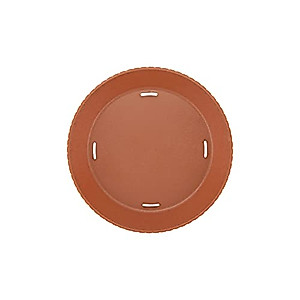 G.E.T. RB-892-TER Round Serving Basket with Base, 9", Terra Cotta (Set of 12)