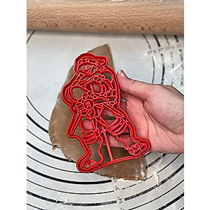 Premium Quality Ninja Turtle Raphael 6” Cookie Cutter and Mold Produced by 3D Kitchen Art