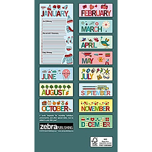 Dates To Remember Perpetual Calendar (2020 version)