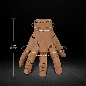 CoserWorld Halloween Fake Hand, Merchandise Latex Fake Hand for Costume Prop, Halloween Decorations (1 Hand)