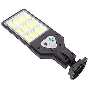 FTVOGUE 3000LM LED Solar Street Lights 9COB Body Sensing IP65 Waterproof Outdoor Street Lamp for Courtyard Yard Pathway Garden