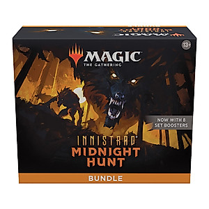 Magic: The Gathering Innistrad: Midnight Hunt Bundle | 8 Set Boosters + Accessories