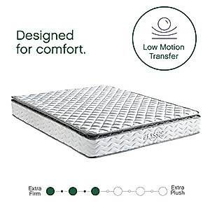 Classic Brands Decker 10-Inch Pillow Top Innerspring Mattress, King | Bed in a Box