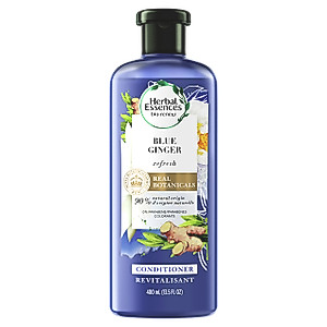 Herbal Essences Bio:Renew Blue Ginger Conditioner, Paraben Free, Safe for Color-Treated Hair, 13.5 Fl Oz