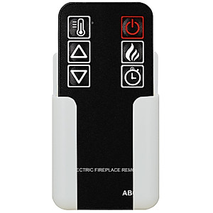Replacement Remote Control for HOMCOM 3D Electric Firebox Indoor Fireplace Heater