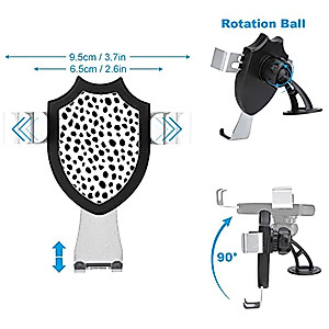 Dalmatians Dog Print Car Phone Holder Mount Universal Cellphone Vent Clamp for Dashboard Windshield Stand