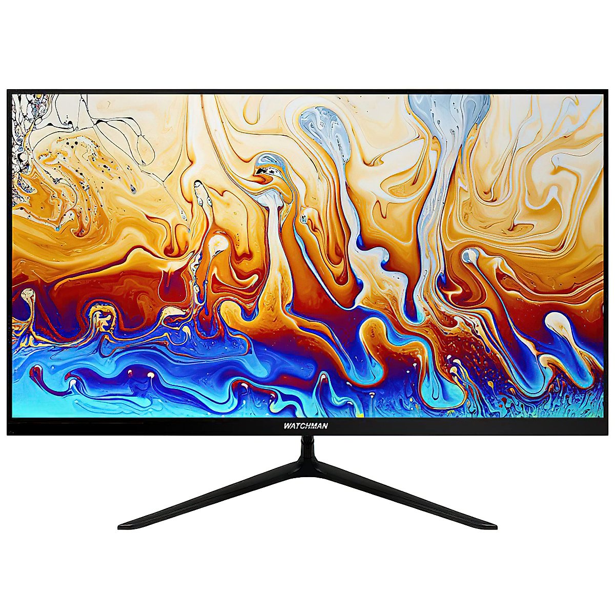 watchman WM-ND2400 Ultra-Thin Borderless 24" LED Monitor, TFT LED, 1920x1080 Resolution, 16:9 Aspect Ratio, 3000:1 Contrast, 6.5ms Response Time, VGA and HDMI Inputs