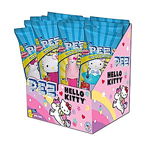 PEZ Hello Kitty, 0.58-Ounce Assorted Candy Dispensers (Pack of 12)