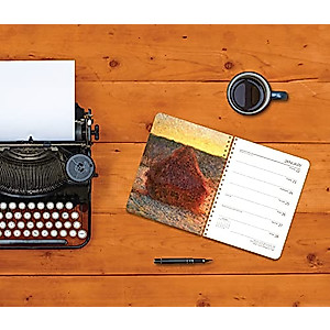 Monet Weekly Engagement Calendar 2024, Planner 6.5" x 8.5" Spiral Bound