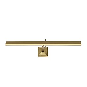 WAC Lighting Hemmingway 24in LED Adjustable Picture Light 2700K in Burnished Brass