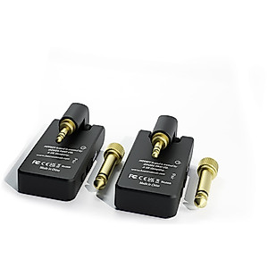 HOEREV 2.4GHz Wireless Transmitter Receiver for Electric Guitar with Rechargeable Lithium Battery