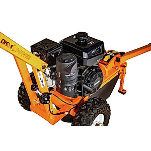 DK2 Power Gas Powered Certified Commercial Frame Stump Grinder Power Tool with 14HP Kohler Motor and Multi-Position Adjustable Bow Handle
