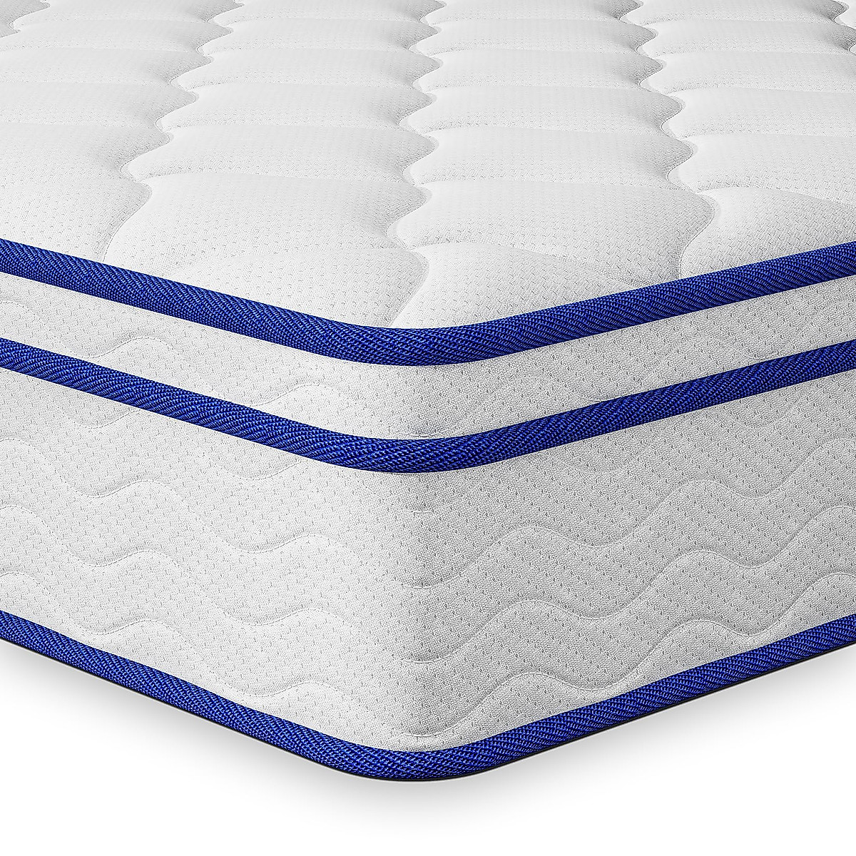 Queen Mattress, 10 Inch Queen Size Hybrid Mattress in a Box, Medium Firm Memory Foam and Spring Mattresses, Pressure Relief & Motion Isolationfor, Fiberglass Free Bed Mattress, CertiPUR-US Certified