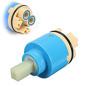 Faucet Valve Replacement Faucet Cartridge Ceramic Disc Cartridge for Single Handle Kitchen Basin Bathroom Faucet Parts (35mm)