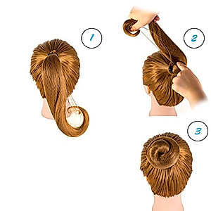 Deoot 10 Pcs Invisible Hair Nets Elastic Edge Mesh for Women Bun,Light Coffee