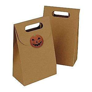 120 pcs Halloween Sealing Sticker Ghost Pumpkin Stickers Adhesive Label Stickers Round Sealing Decals Candy Bag Gifts Wrapping Stickers Packaging Envelope Seals