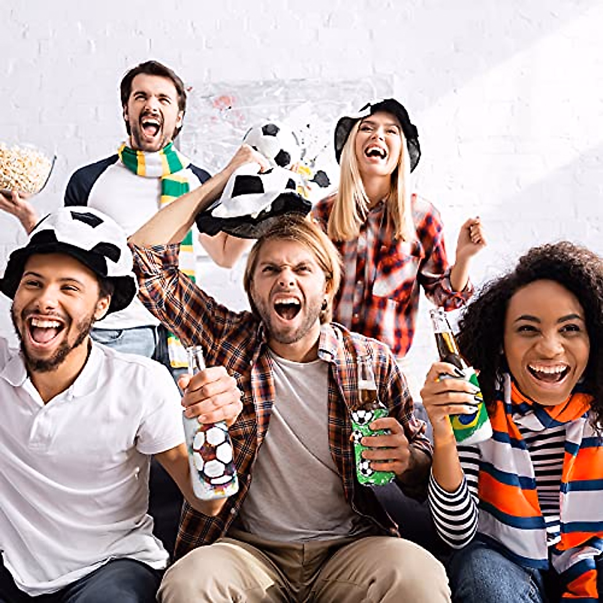 Sublimation Blanks Slim Beer Can Sleeves, 6pcs Neoprene Personalized Sublimation Can Cooler Covers Foldable Insulators Beer Holders Fit for 12oz Slim Drink Beer Cans