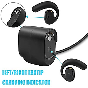 Magnetic Desktop Charger Dock Compatible with Bose Sport Open Earbuds, Portable USB Charging Base with 3.3Ft Charger Cord fits for Bose Sport Open Ear Headphones,Easy Access for Fully Charging