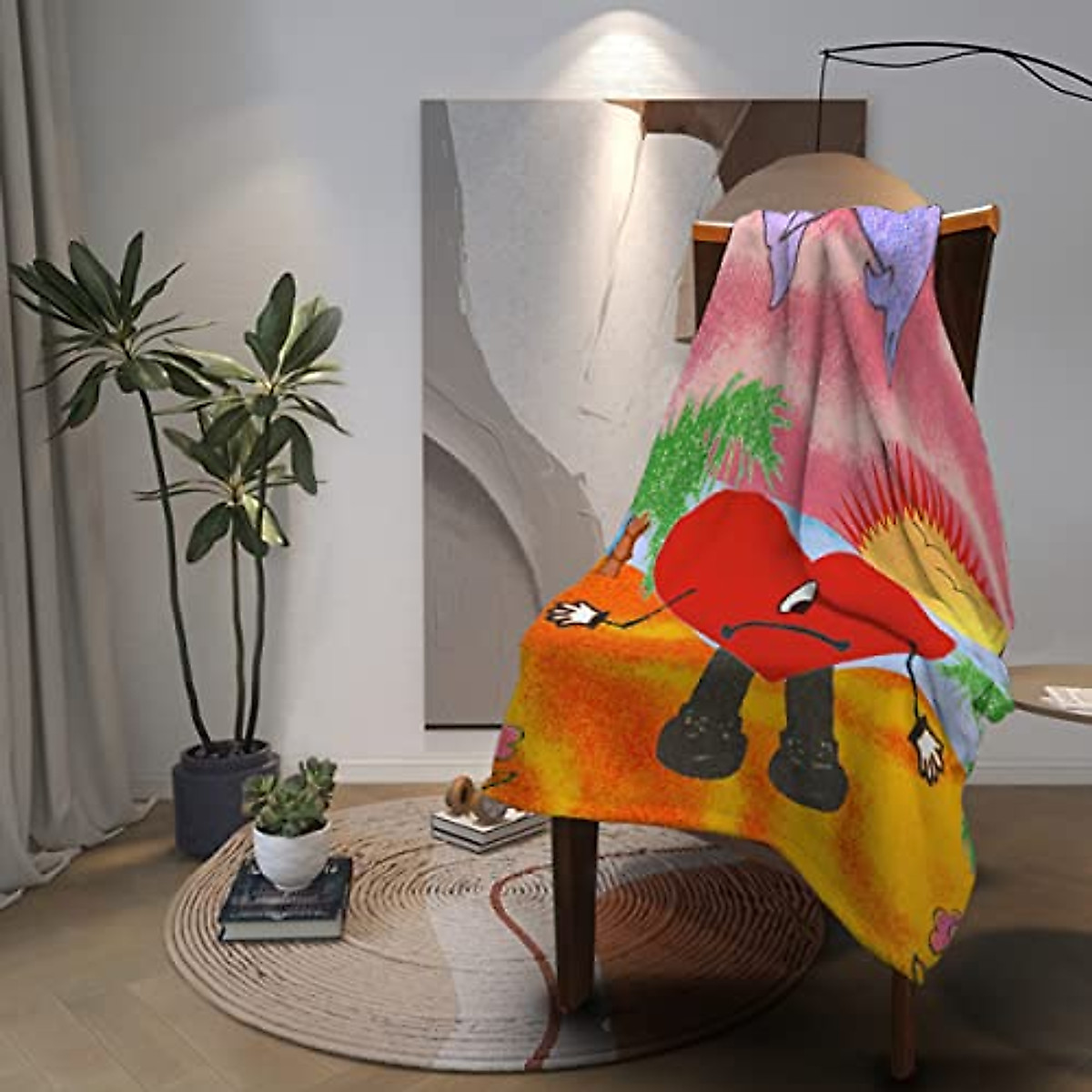 Haidguiin Throw Blankets Cute Blanket Bedding Blankets Sofa Blankets Flannel Blankets Air Conditioning Blanket Fans Gifts