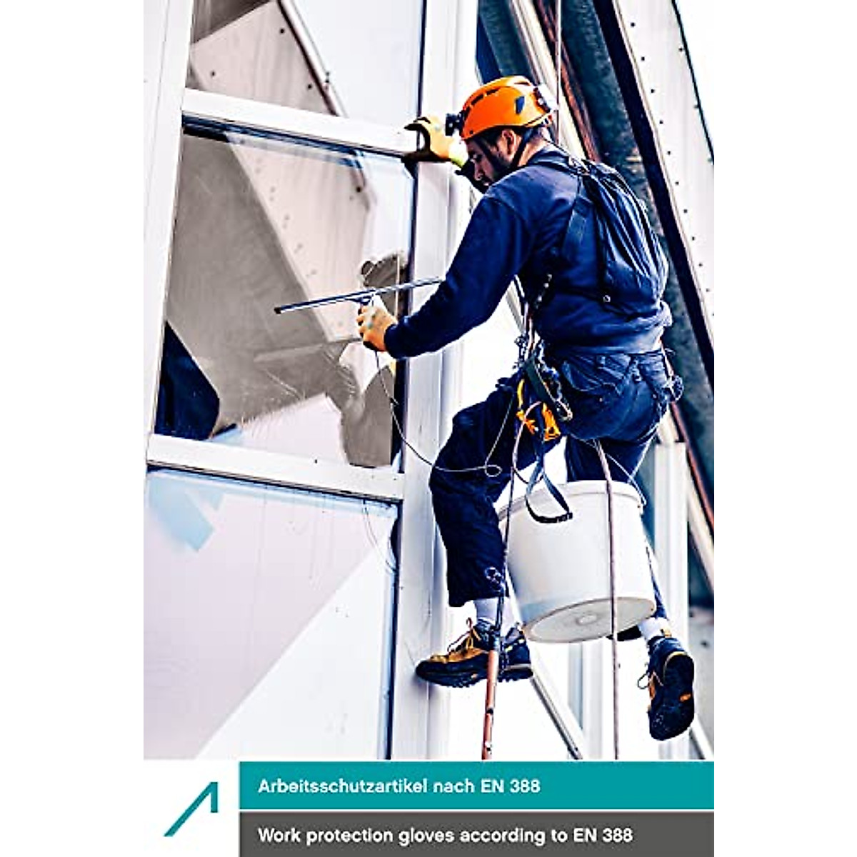 ACE HydroGrip Work Gloves - Water Resistant Glove for Car Washing & Gardening - 09/L (Pack of 2)