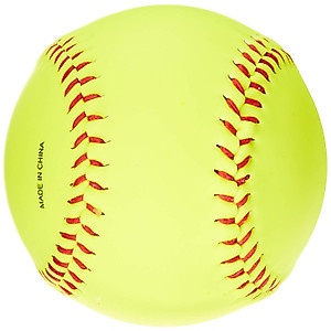 Practice Softball, Yellow, 11-inch, One Dozen