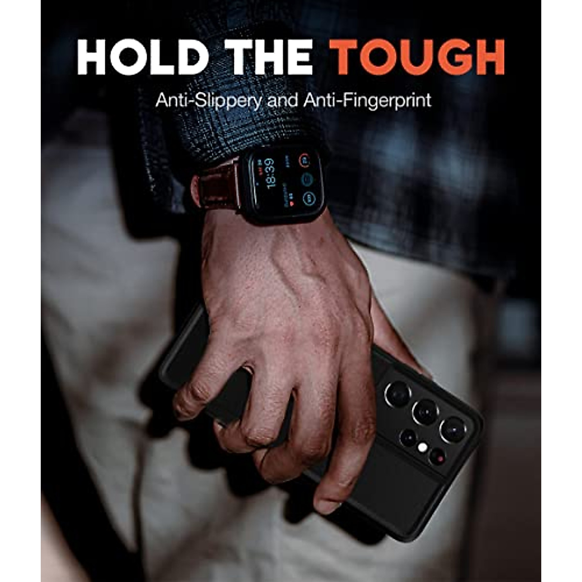 NTG [1st Generation Designed for Samsung S21 Ultra Case(Not for S21 6.2&S21 Plus), Heavy-Duty Tough Rugged Lightweight Slim Shockproof Protective Case for Samsung Galaxy S21 Ultra 6.8 Inch, Black