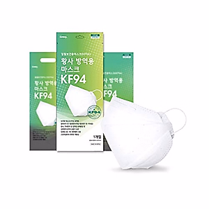 [10-Pack] ILWOUL 3D Contour KF94 Face Mask Anti-Fog & Anti-Slip [Disposable][Made in Korea]