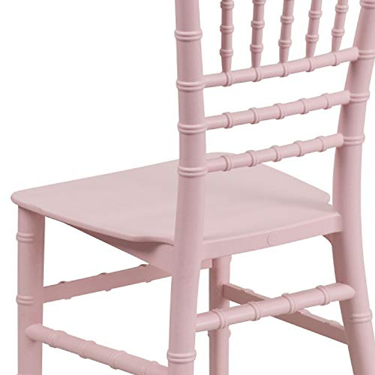 Flash Furniture Child’s Pink Resin Party and Event Chiavari Chair for Commercial & Residential Use