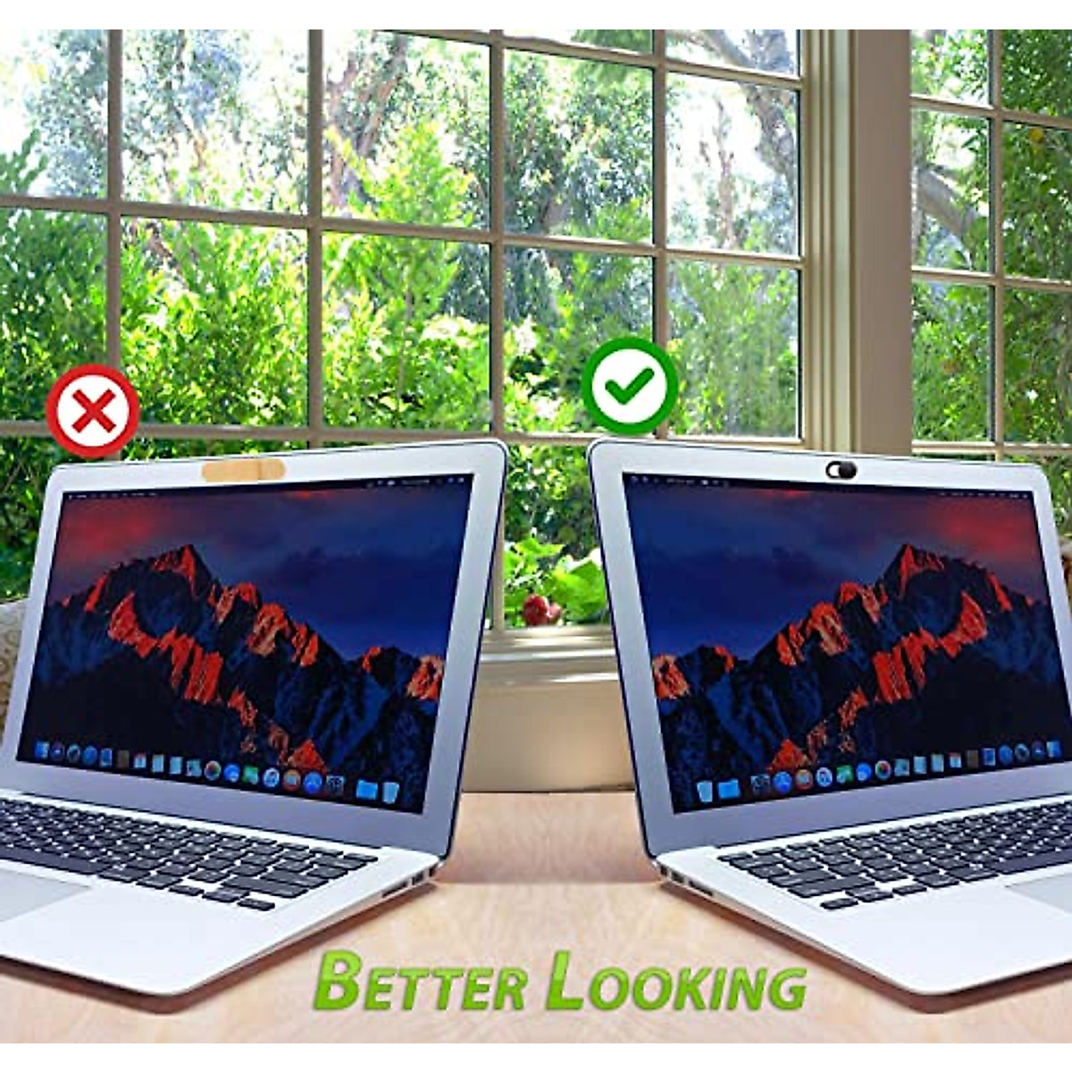 Deal4You - Webcam Cover Slide, Ultra Thin Camera Blocker for Laptop, Pc, Computer, Phone, Tablet, Protect Your Privacy (Pack 6-3 Shapes)