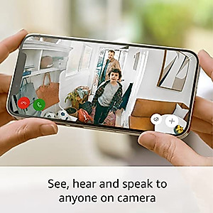 Ring Indoor Cam (2nd Gen) | latest generation, 2023 release | 1080p HD Video & Color Night Vision, Two-Way Talk, and Manual Audio & Video Privacy Cover | 2-pack, White