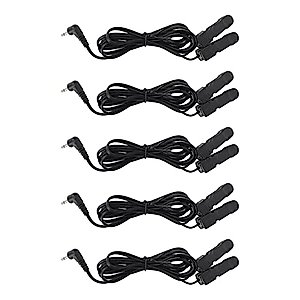 Kadimendium Electrode Wire, 2.5mm Plug Multi Function TENS Machine Electrode Wire 1.2m Length 5 Pcs Simulate Scraping for Massage