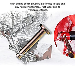 AMTHKNO Snowblower Shear Pins Shear Bolts & Cotter Pins for Craftsman 07188389, 7296122, 7296106