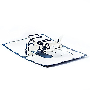 Pop Up Cards Set for Kids. Boys will Love these 3D Christmas or Happy Birthday Cards (4 Pack)