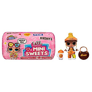 LOL Surprise Loves Mini Sweets Surprise-O-Matic Dolls with 9 Surprises, Candy Theme, Accessories, Collectible Doll, Vending Machine Packaging, Holiday Toy, Great Gift for Kids Girls Boys Ages 4 5 6+