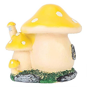 Fdit Simulation Miniature Mushroom Decor Bonsai Landscape Decoration Home Garden Ornament Craft