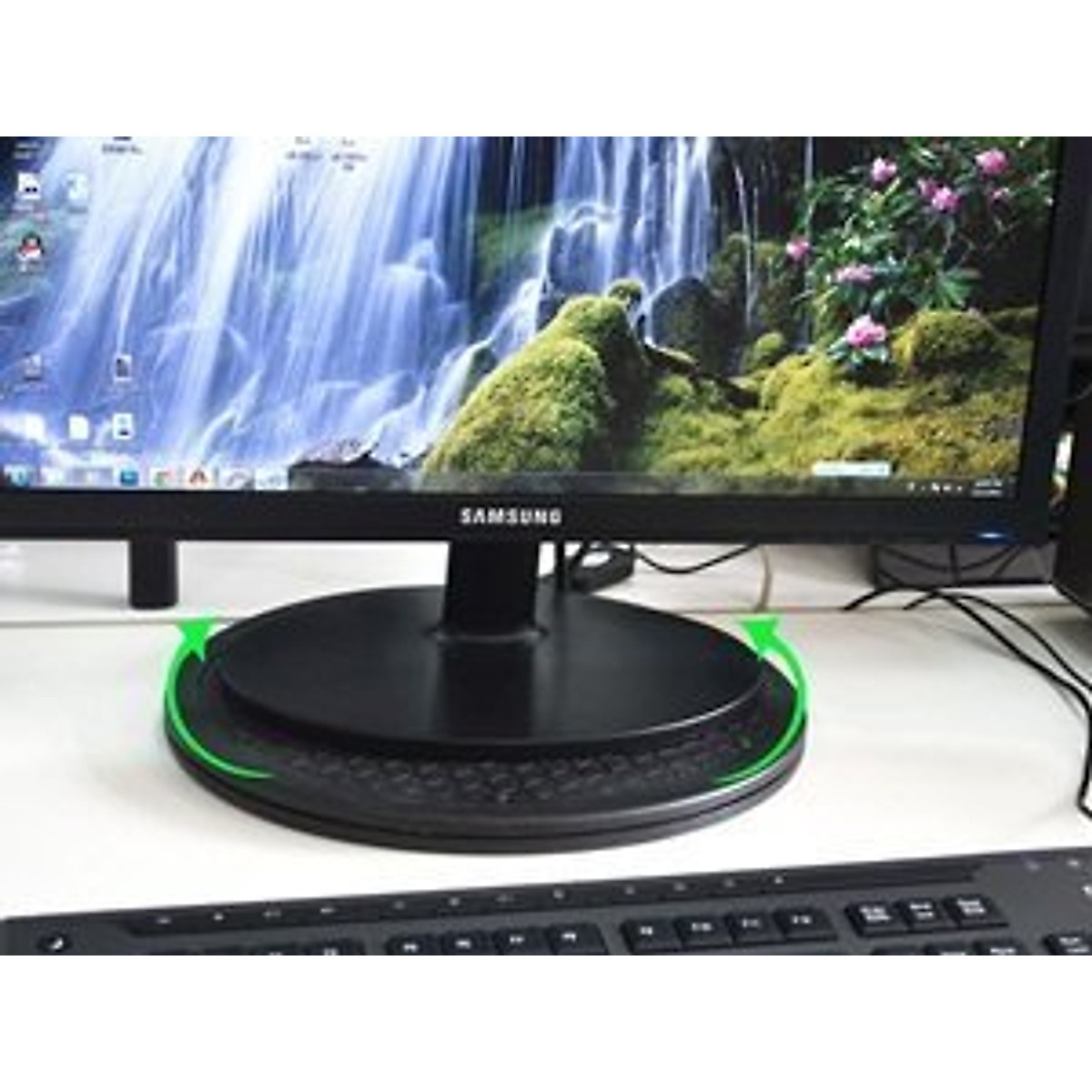 Aketek 12 Inch Heavy Duty Rotating Swivel Steel Ball Bearings Stand Monitor/TV/Turntable/Lazy