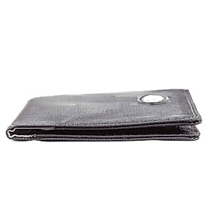 Big Skinny Card Case Slim Wallet, Holds Up to 16 Cards, Black