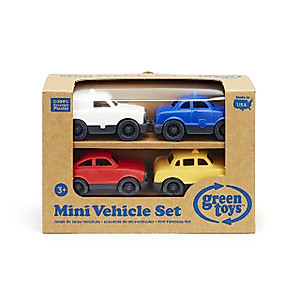 Green Toys Mini Vehicle, 4-Pack