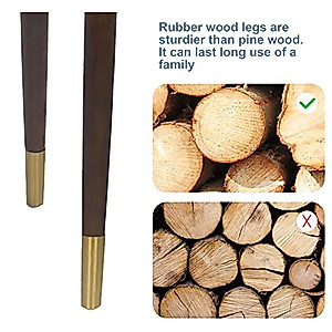 ROIYEIER Modern Dining Chairs Set of 2, Waterproof Wear Resistant Upholstered Dining Chairs with Armrest Soild Legs for Dining Room Living Room, Beige