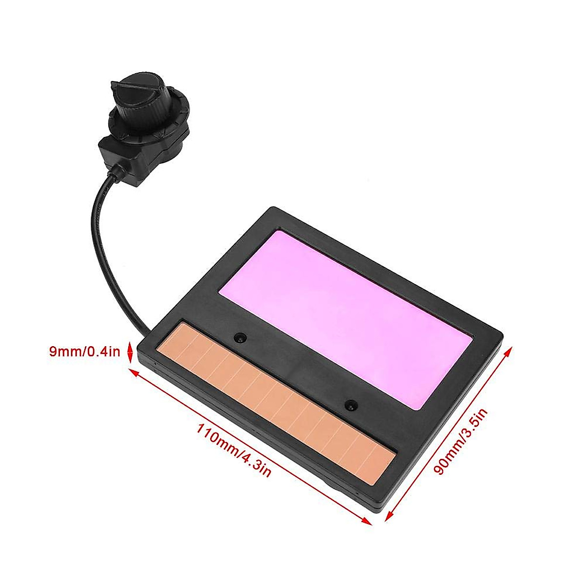 Solar Auto Darkening Welding Lens Panel Welding Helmet Mask Automation Filter Shade Eyes Goggles (TX600C)