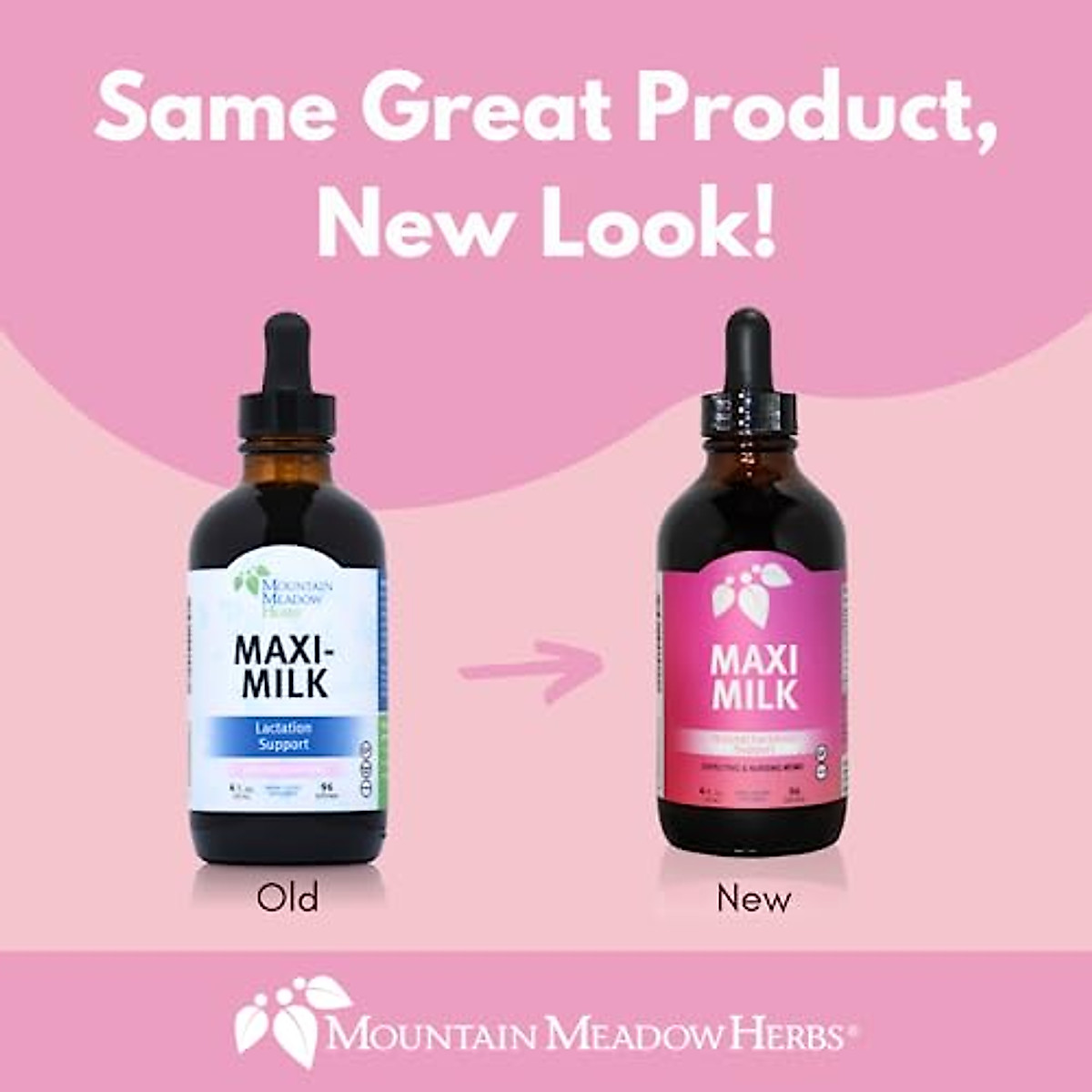 Mountain Meadow Herbs Maxi-Milk - 4 oz - All Natural Liquid Lactation Supplement to Increase Milk Supply for Breastfeeding Moms