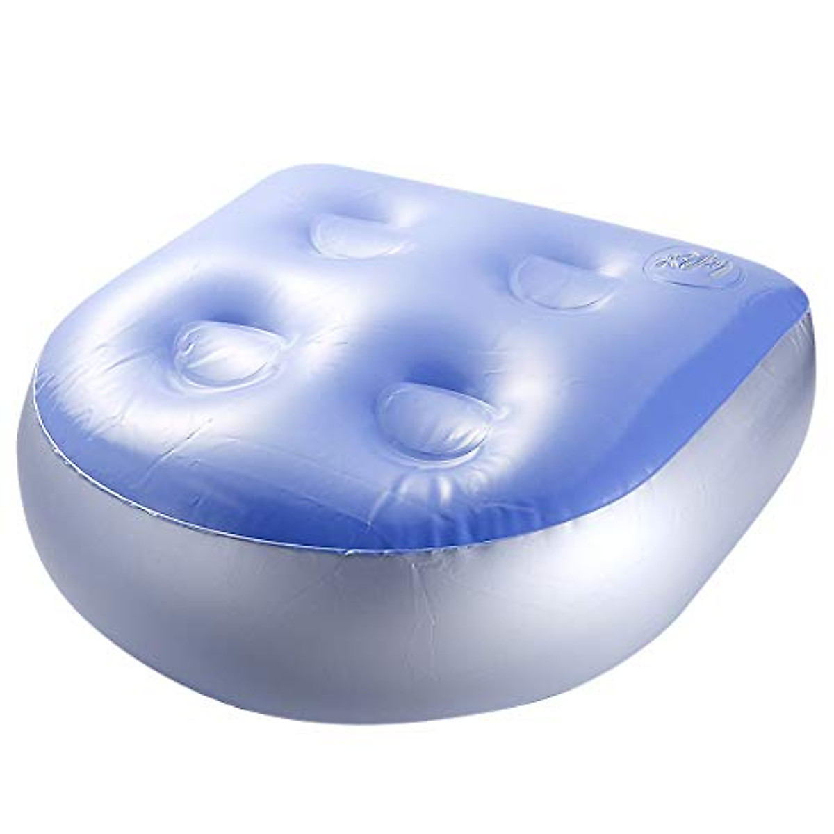 Spa and Hot Tub Booster Seat Inflatable Bathtub Massage Cushion Massage Mat with Suction Cups Soft Back Support Bath Spa Pad For Adults Kids